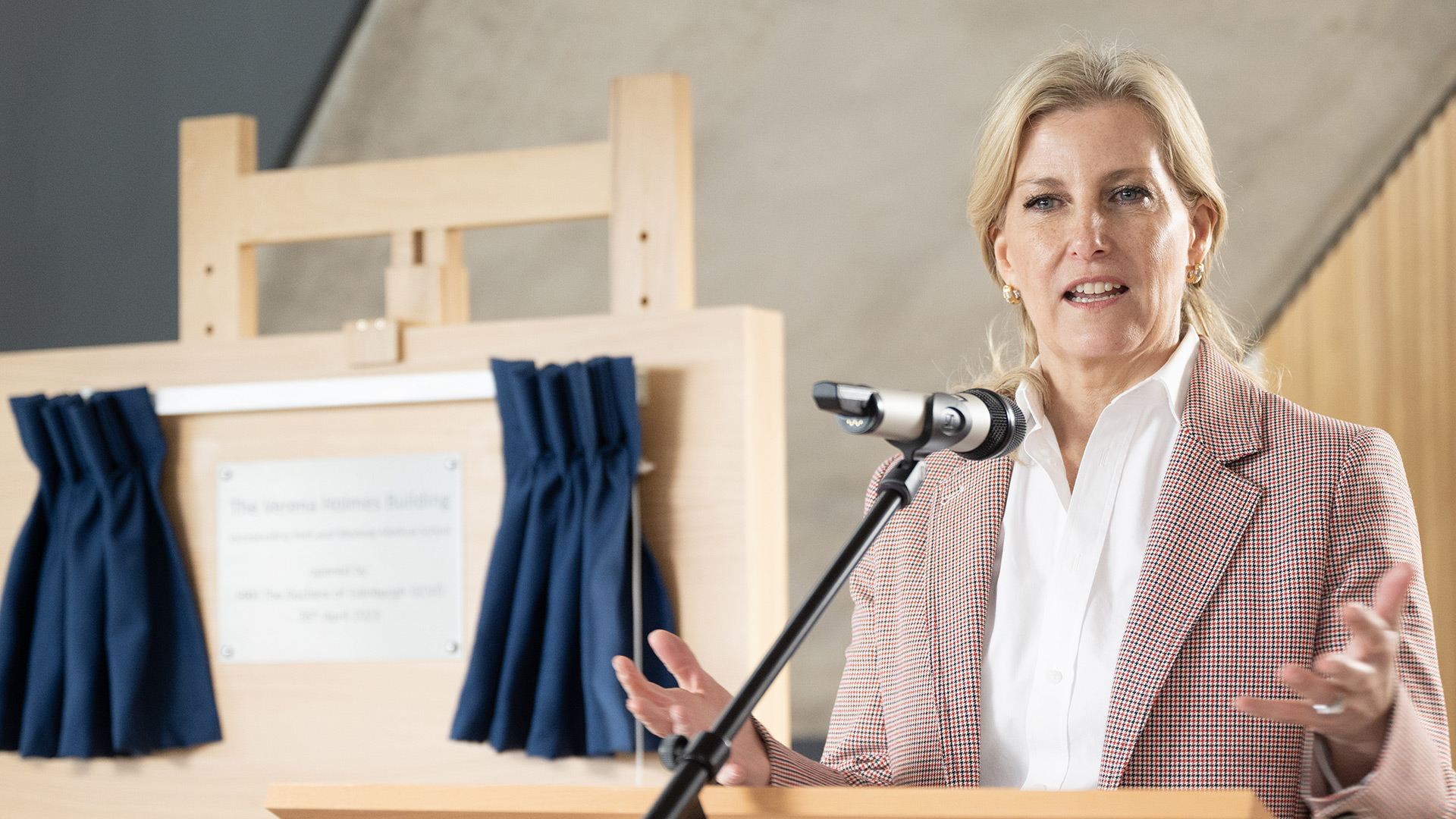 HRH The Duchess of Edinburgh formally opens Verena Holmes Building and ... HRH The Duchess of Edinburgh formally opens Verena Holmes Building and ...