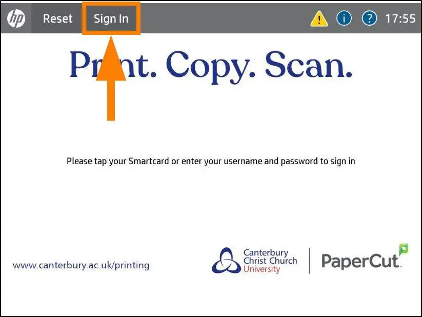 How To: Print, Copy, and Scan - Canterbury Christ Church University