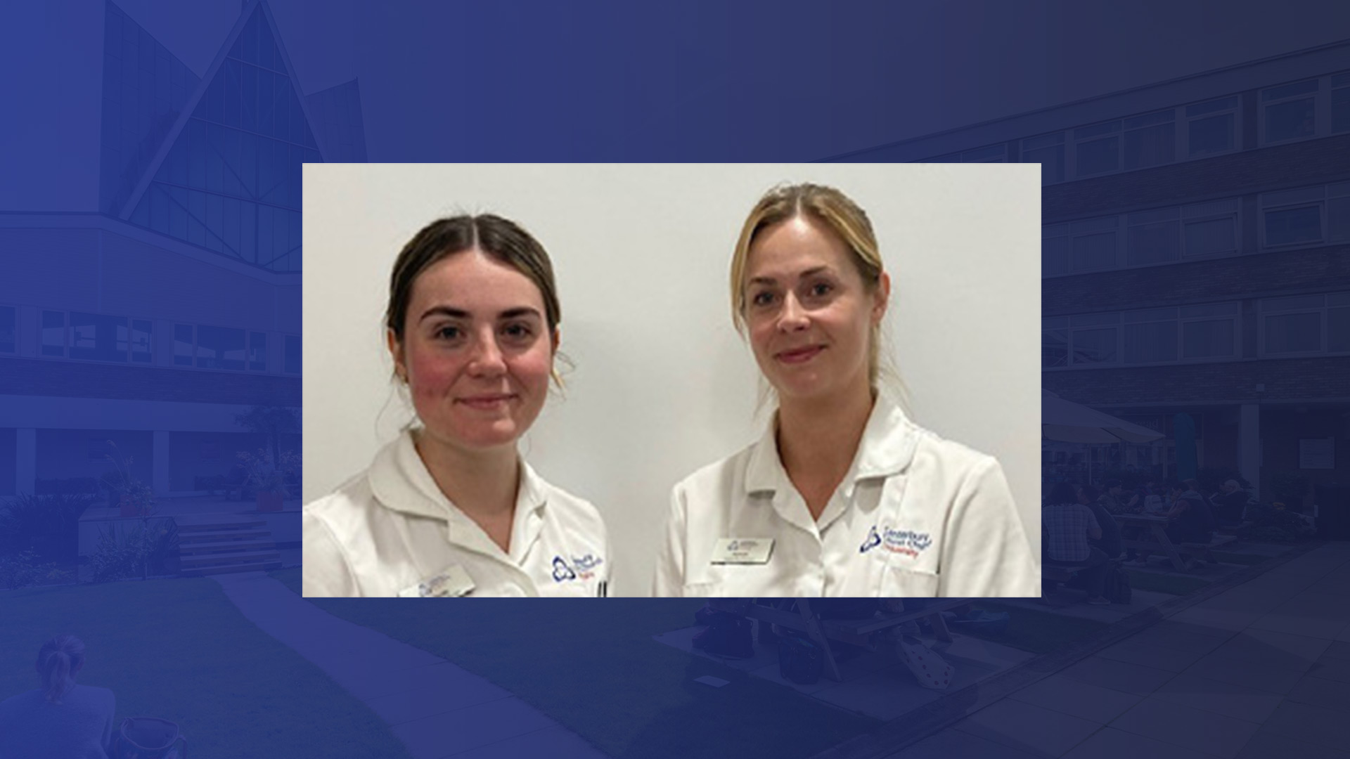 Physiotherapy students support older patients in hospital | CCCU