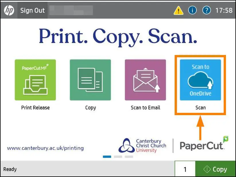 How To: Print, Copy, and Scan - Canterbury Christ Church University